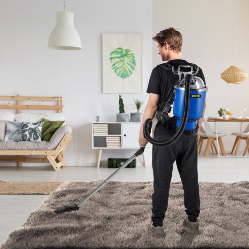 VEVOR Backpack Vacuum, 3.6qt Backpack Vacuum Cleaner, 5-IN-1 ...