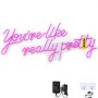 VEVOR You're Like Really Pretty Neon Sign, 23" x 21" Pink LED Neon ...