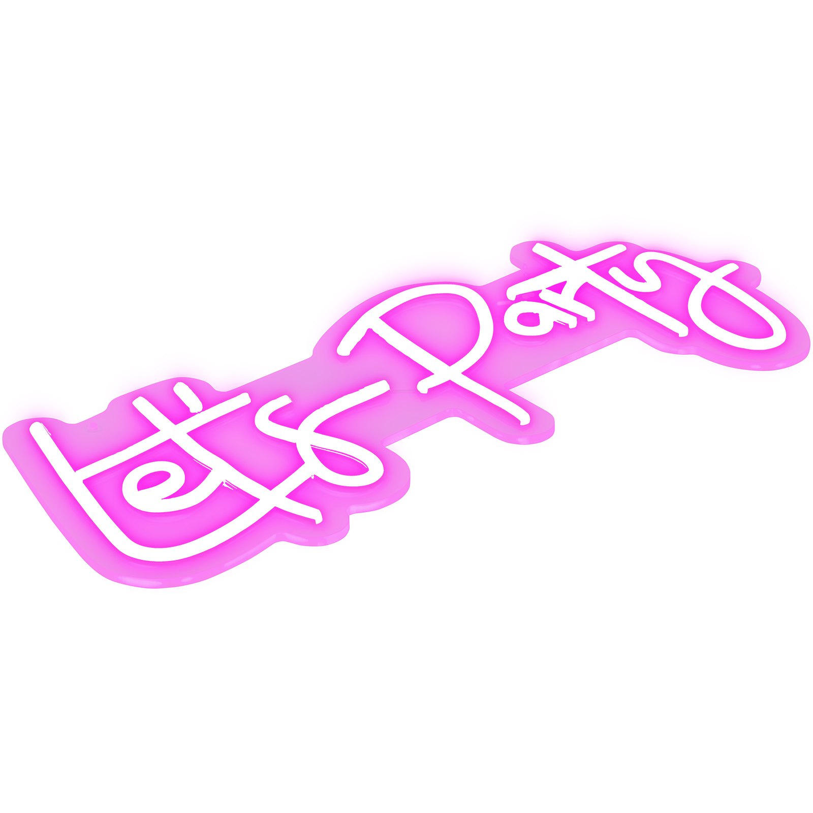 VEVOR Let's Party Neon Sign, 23"X10" Neon Sign for Wall Decor ...