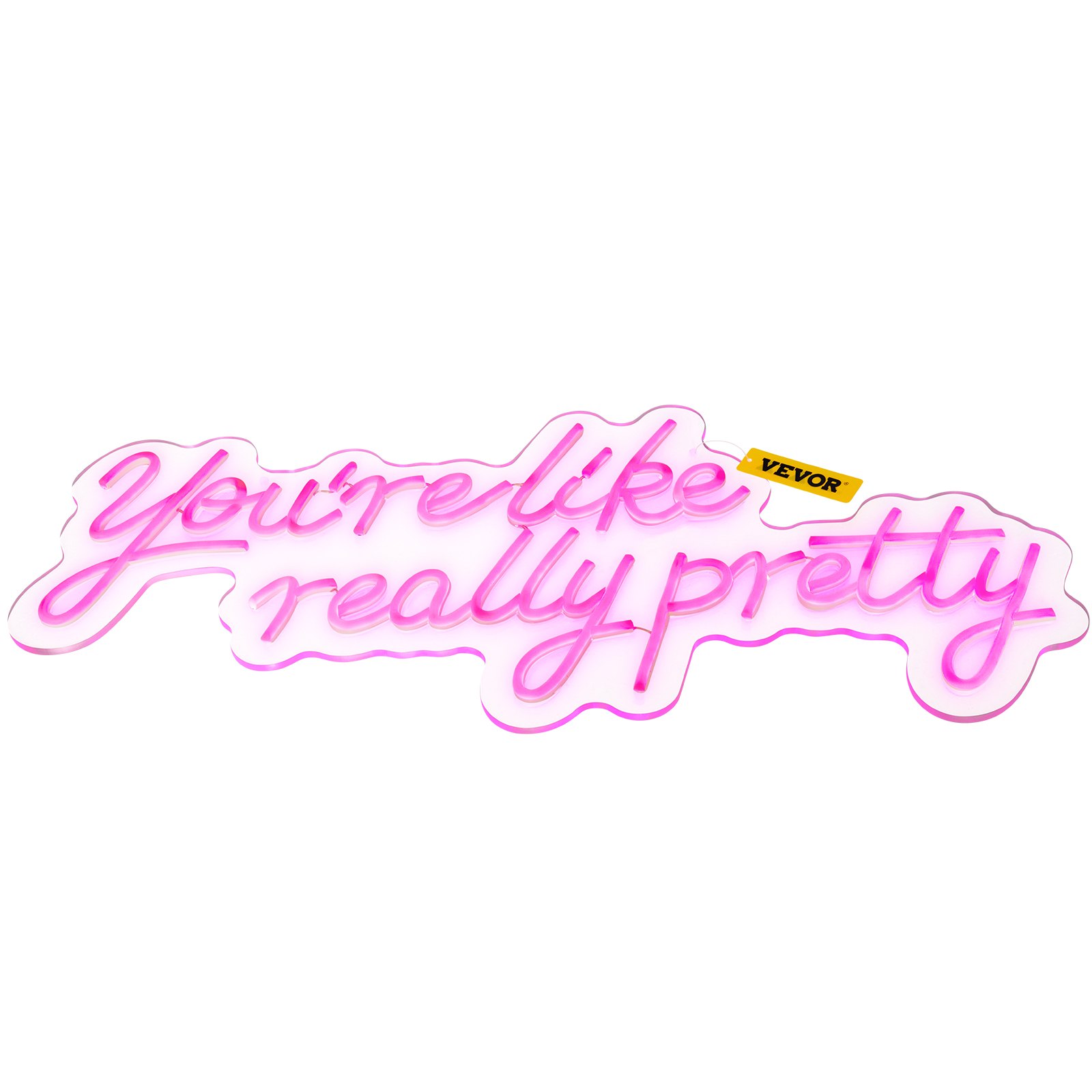 VEVOR You're Like Really Pretty Neon Sign, 27.5" x 12" Pink LED Neon ...