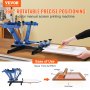 VEVOR VEVOR 4 Color 1 Station Silk Screening Screenprint Press Screen ...