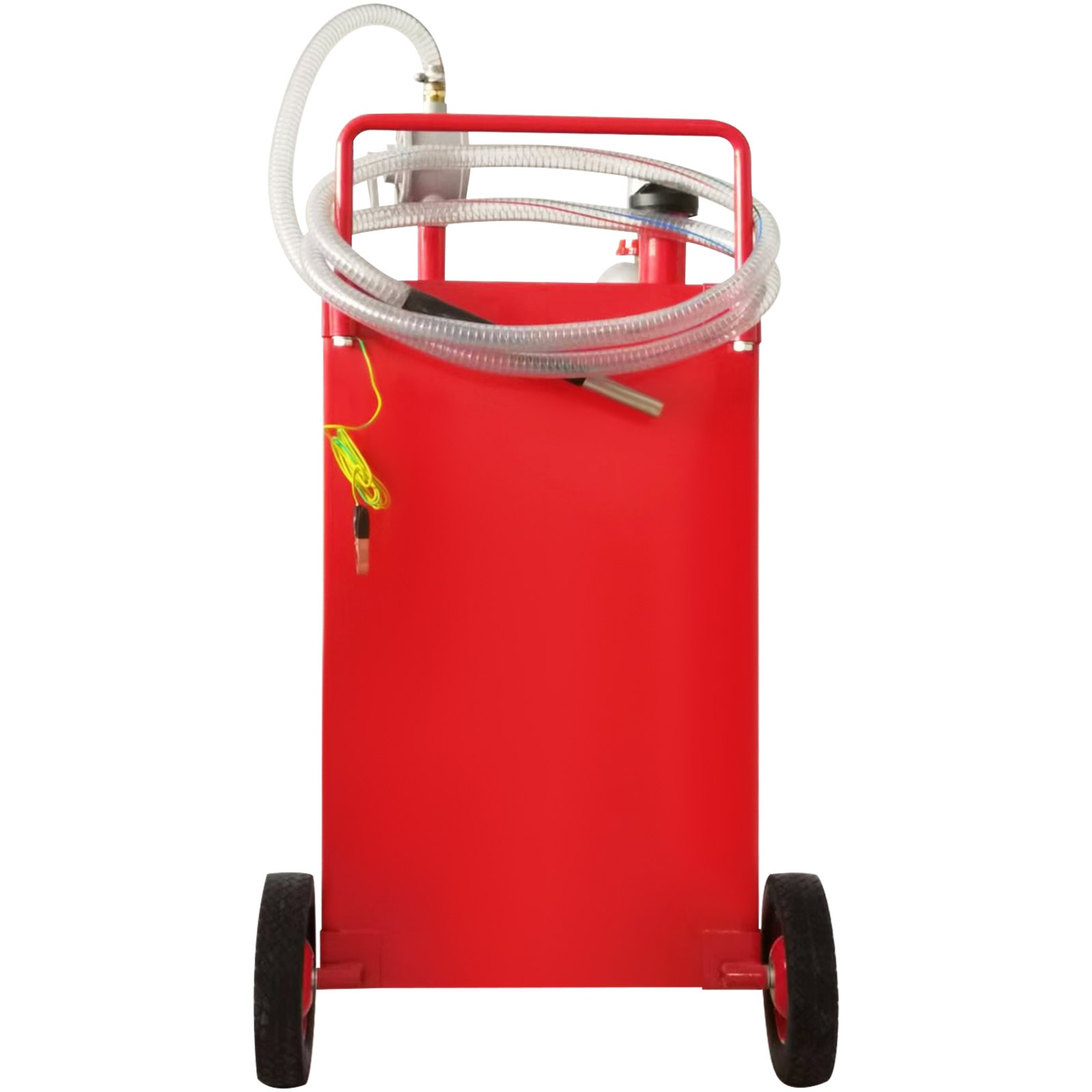 VEVOR Fuel Caddy Fuel Storage Tank 30 Gallon 2 Wheels with Manuel Pump ...