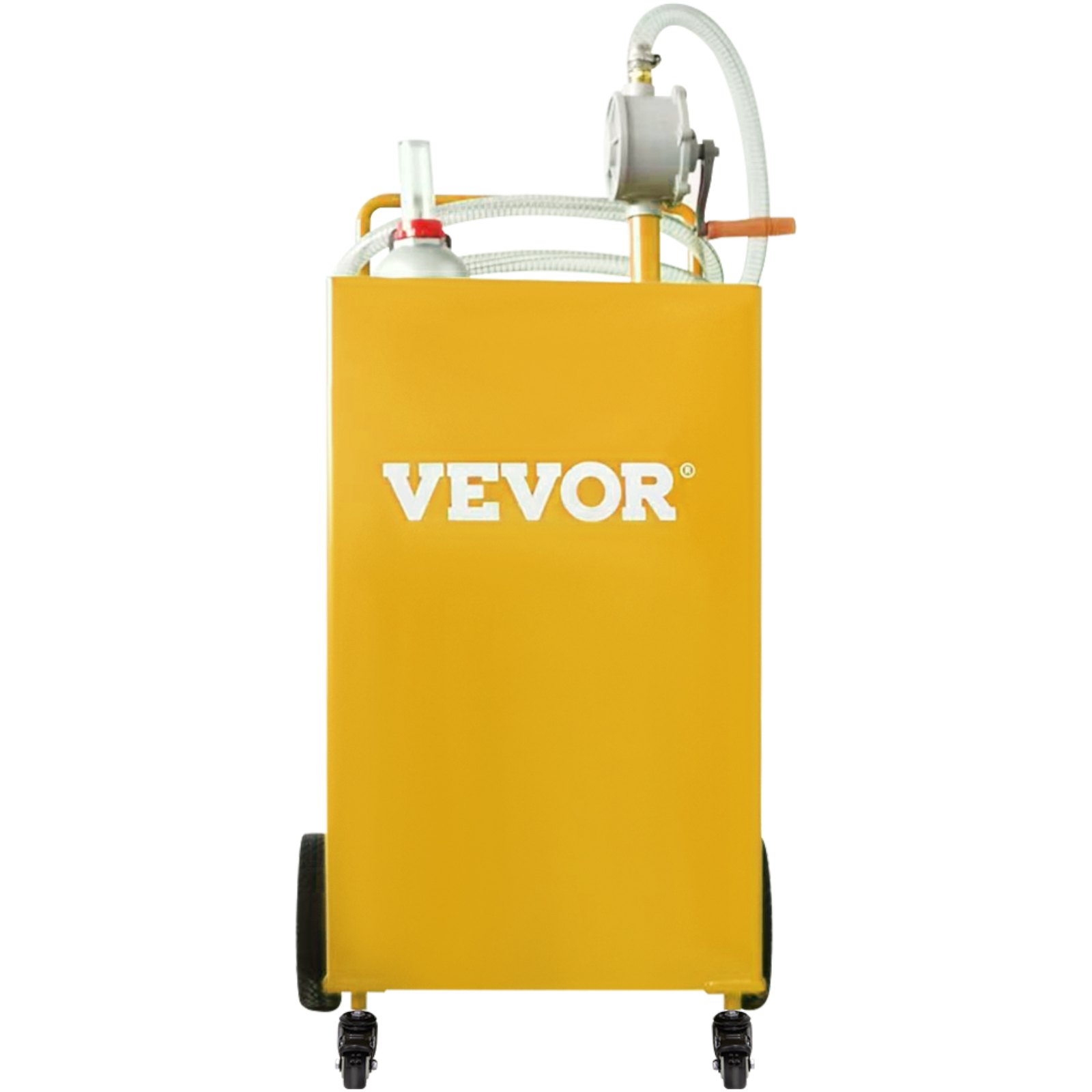 VEVOR Fuel Caddy, 35 Gallon, Gas Storage Tank on 4 Wheels, with Manuel ...
