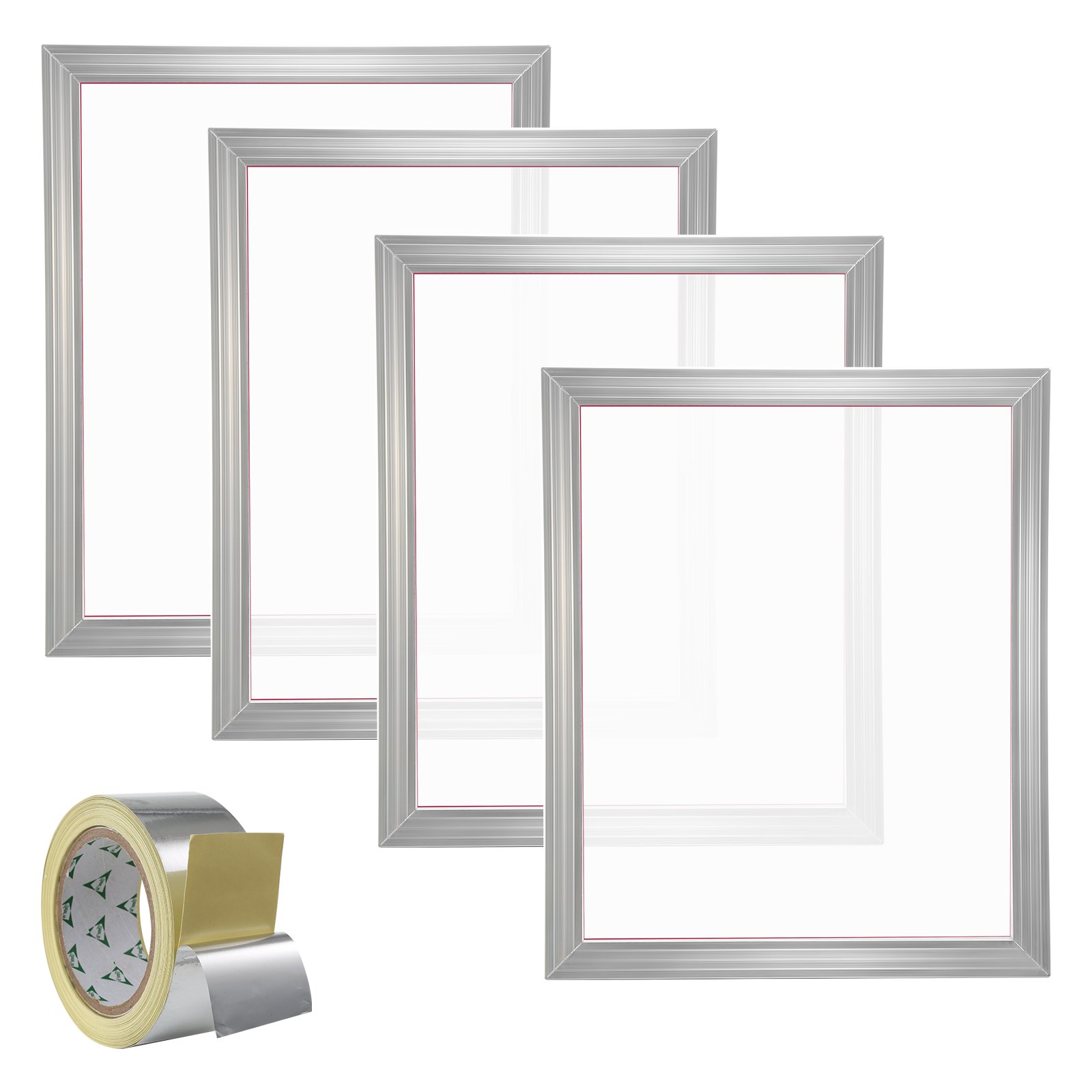 VEVOR Screen Printing Kit, 4 Pieces Aluminum Silk Screen Printing ...