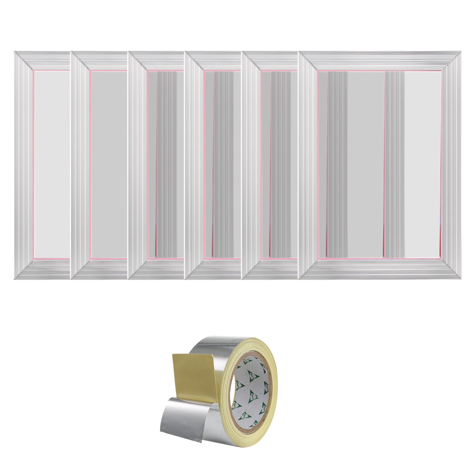 VEVOR Screen Printing Kit, 6 Pieces Aluminum Silk Screen Printing ...