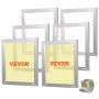 VEVOR Screen Printing Kit, 6 Pieces Aluminum Silk Screen Printing ...