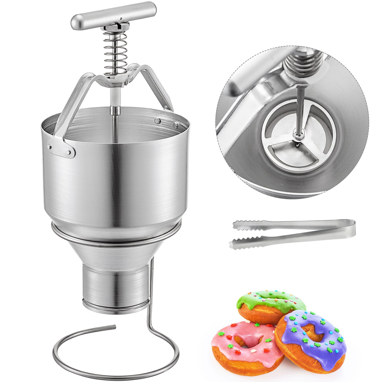 VEVOR Donut Depositor 5L Capacity Donut Dropper Hopper Food-Grade ...