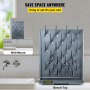 VEVOR Drying Rack Lab Glassware Rack PP Material Glassware Drying Rack ...
