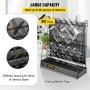 VEVOR Drying Rack for Lab 90 Pegs Lab Glassware Rack Steel Wire ...