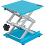 VEVOR Lab Jack Stand 8" x 8" Aluminum Lab Lift Jack Laboratory Jack 88LBS/40KG | VEVOR US