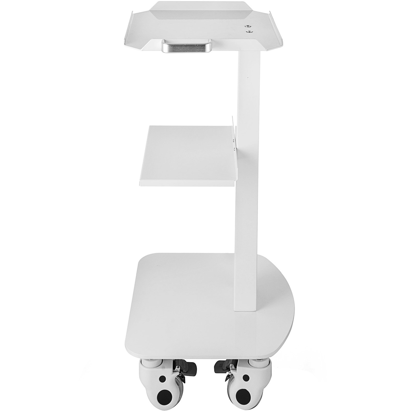 VEVOR 3 Trays Utility Cart 3-Layer Trolley Heavy Duty Lab Dental ...
