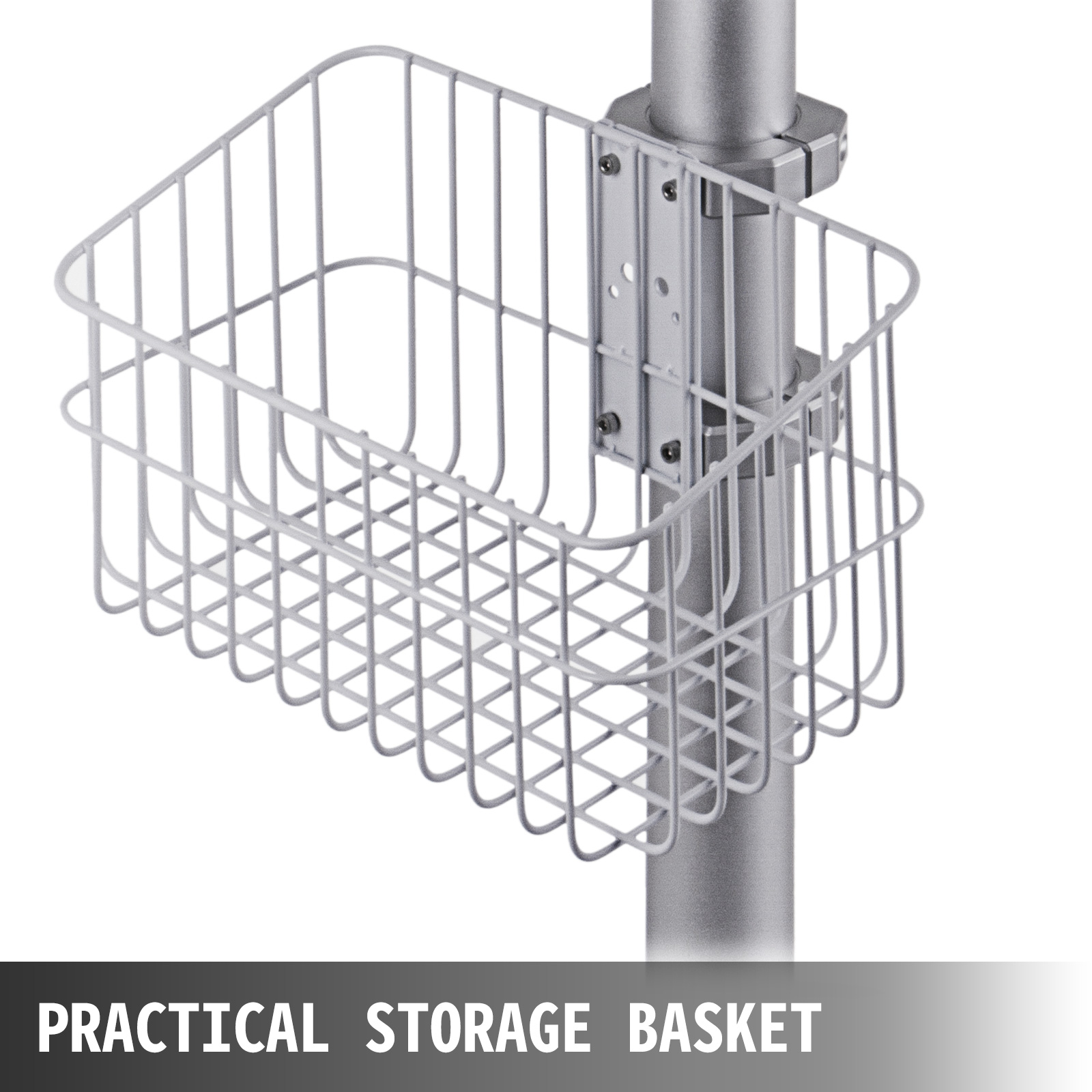 VEVOR Mobile Trolley Cart Mobile Cart Height Adjustable 29.5"-41.3 ...