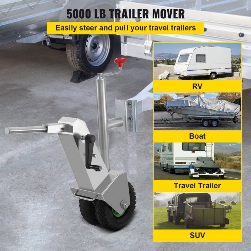 VEVOR Manual Trailer Dolly, 5000lb Load Capacity Trailer Mover Valet w ...