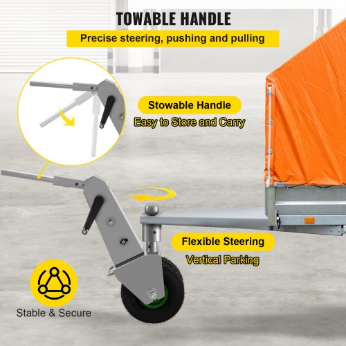 VEVOR Trailer Mover 10000 lb Capacity Boat and Travel Trailer Jack ...