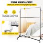 VEVOR Z Rack, Industrial Grade Z Base Garment Rack, Height Adjustable ...