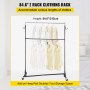 VEVOR Z Rack, Industrial Grade Z Base Garment Rack, Height Adjustable ...