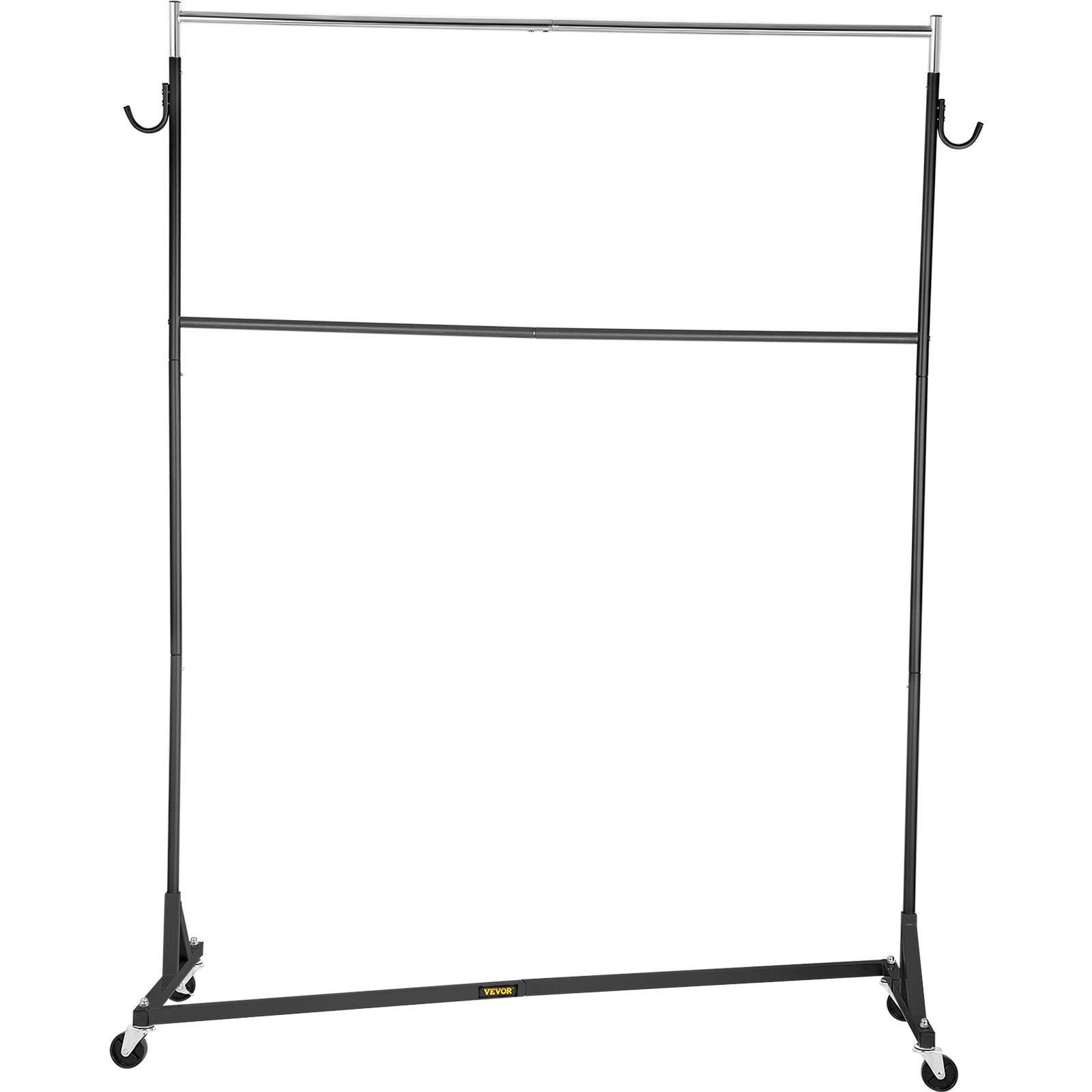 VEVOR Z Rack, Industrial Grade Z Base Garment Rack, Height Adjustable ...