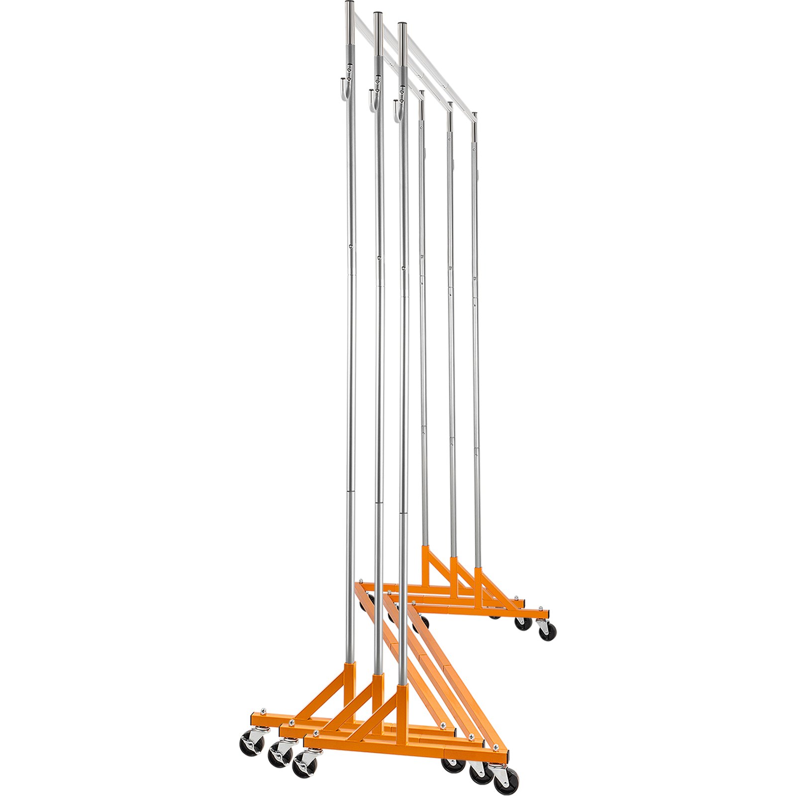 VEVOR Z Rack, Industrial Grade Z Base Garment Rack, Height Adjustable ...