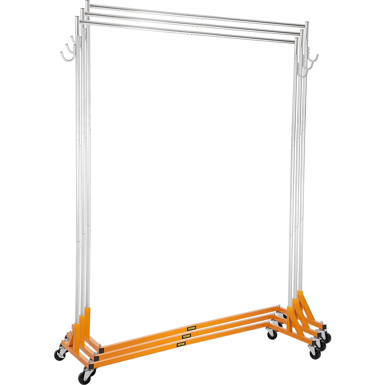 VEVOR Z Rack, Industrial Grade Z Base Garment Rack, Height Adjustable ...