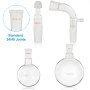 VEVOR VEVOR Glass Organic Chemistry Kit Distillation Kit 13pcs 24/40 ...