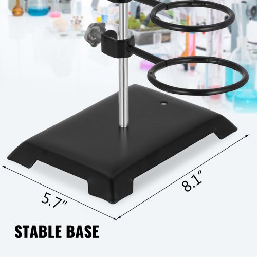 Laboratory Stand Support Lab Clamp Flask Clamp Condenser Stand 60cm ...