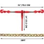 VEVOR Chain and Binder Kit, 5/16in-3/8in Ratchet Load Binders with ...