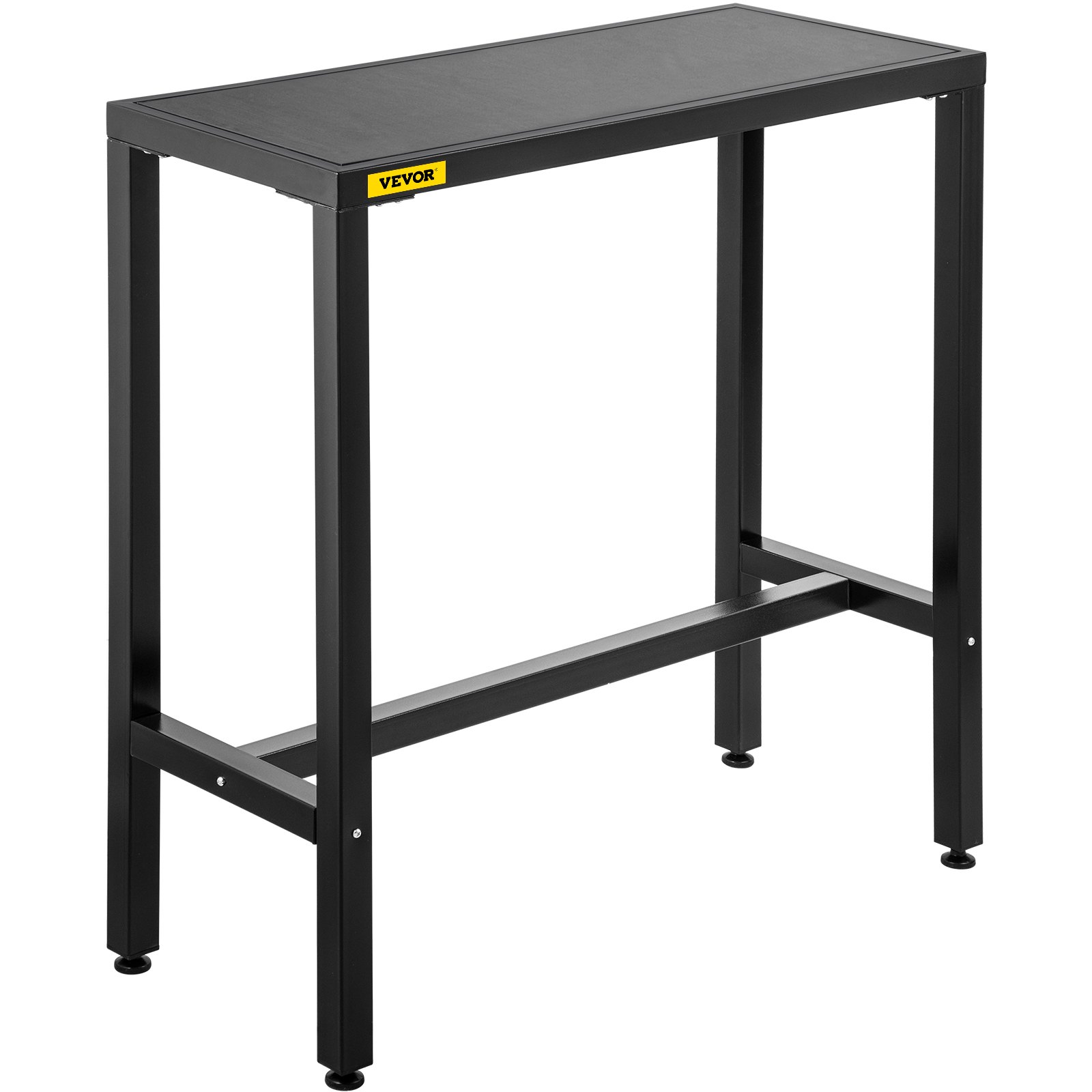 VEVOR Outdoor Bar Table, 38.6" L x 15" W x 38.6" H, Narrow Rectangular ...