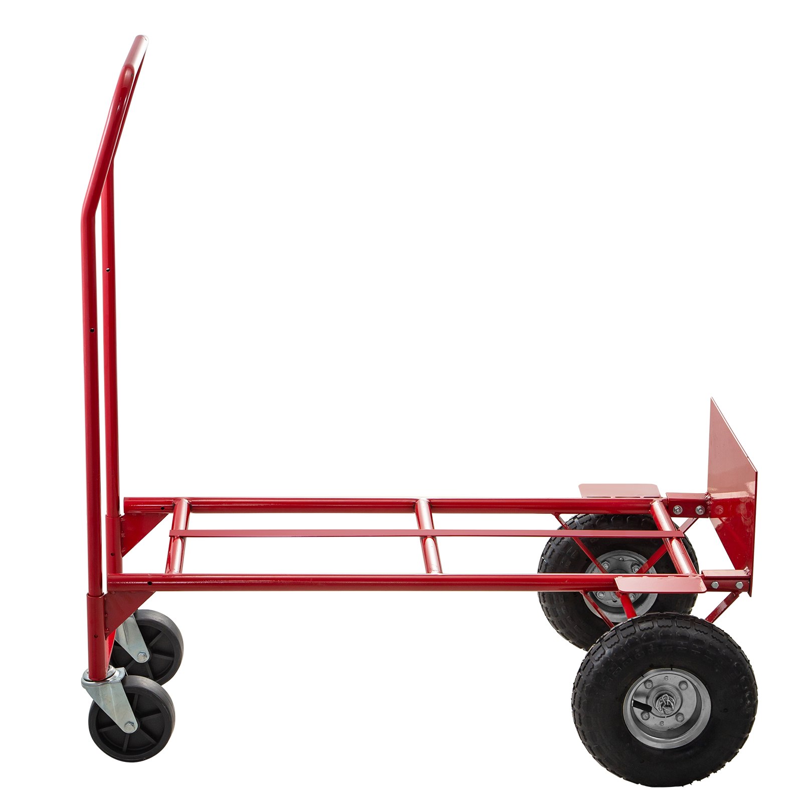 Hand Truck Convertible Dolly 200lb/300lb with 10inch PneumaticWheels in ...