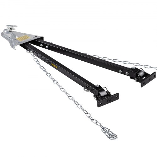 VEVOR Adjustable Tow Bar Bumper Mount Tow Bar 5000lbs Fit 2'' Ball w ...