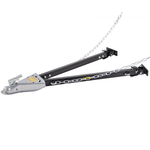 VEVOR Adjustable Tow Bar Bumper Mount Tow Bar 5000lbs Fit 2'' Ball w ...