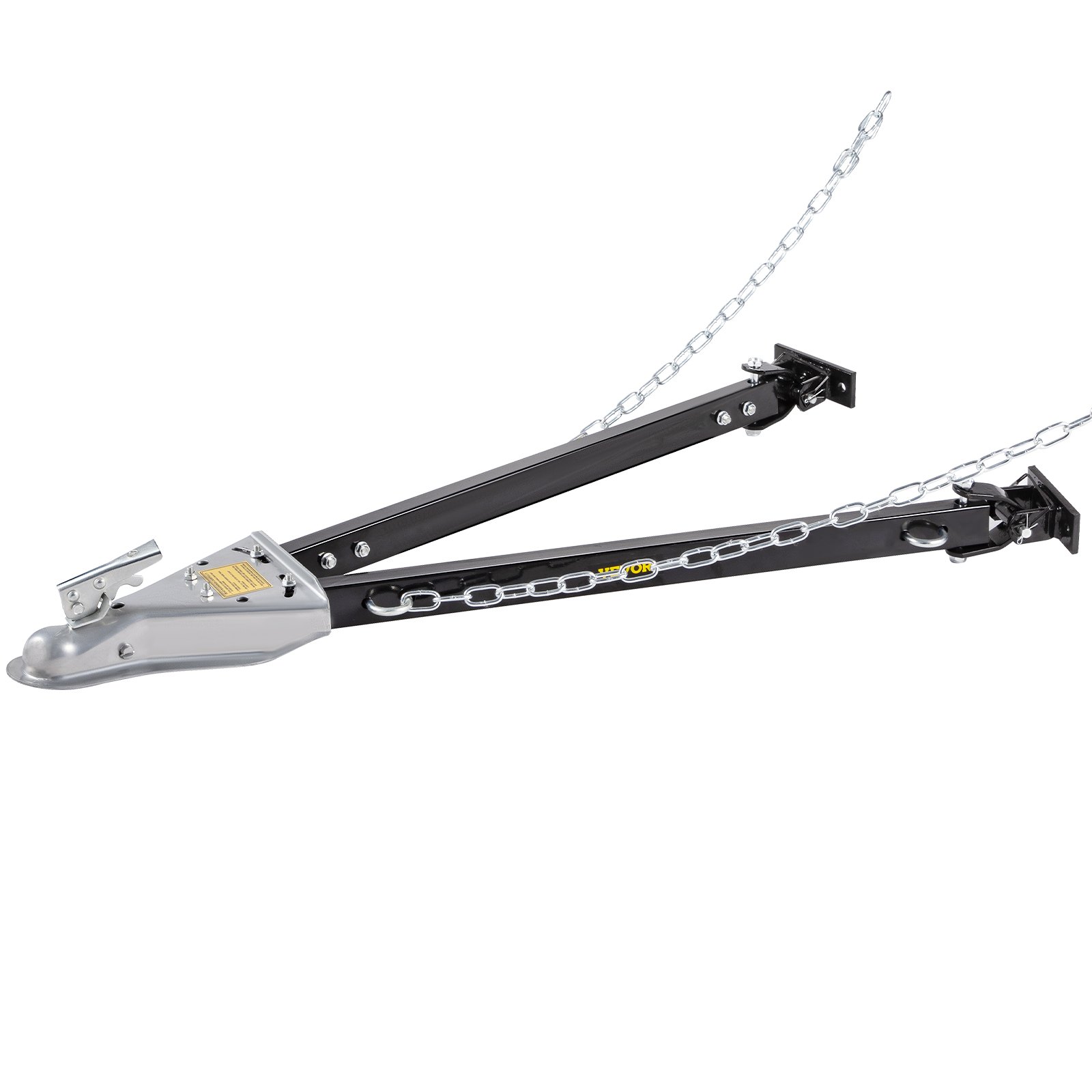 VEVOR Adjustable Tow Bar Bumper Mount Tow Bar 5000lbs Fit 2'' Ball w ...