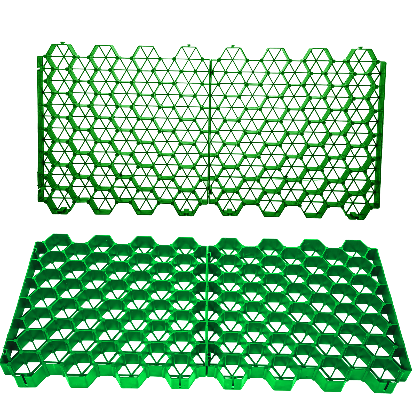 4PCS Permeable Pavers Ground Grid 19x19x1.9" for Grass Parking Lots ...