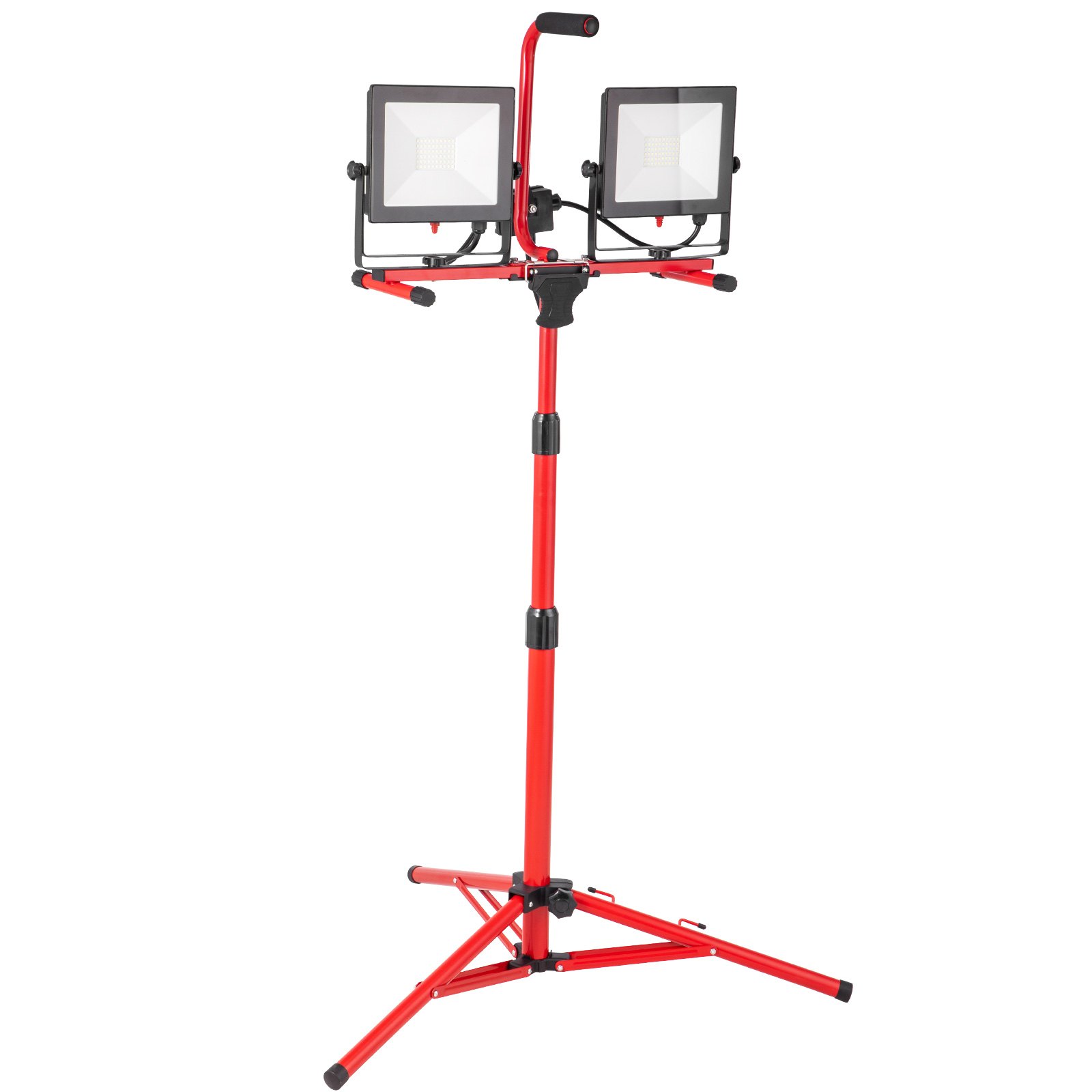 VEVOR LED Work Light with Stand, 2PCS 10000 Lumen Dual-head LED Work ...