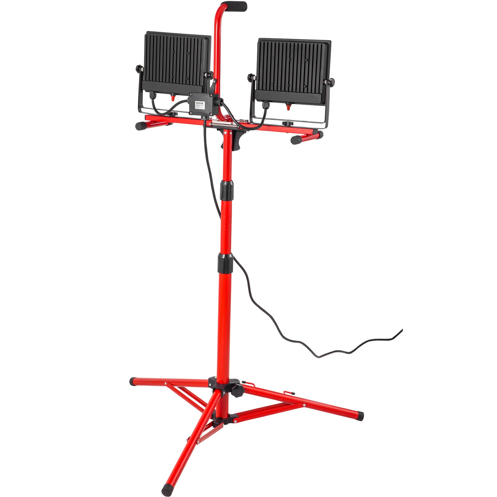 VEVOR LED Work Light with Stand, 14000 Lumen Dual-head LED Work Light ...
