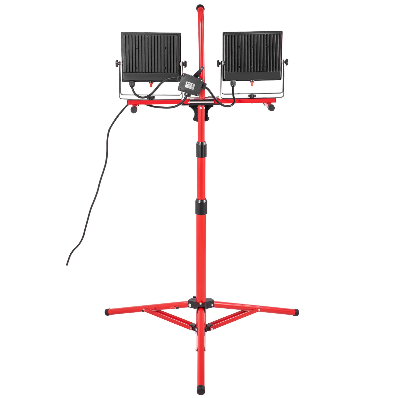 VEVOR LED Work Light with Stand, 14000 Lumen Dual-head LED Work Light ...