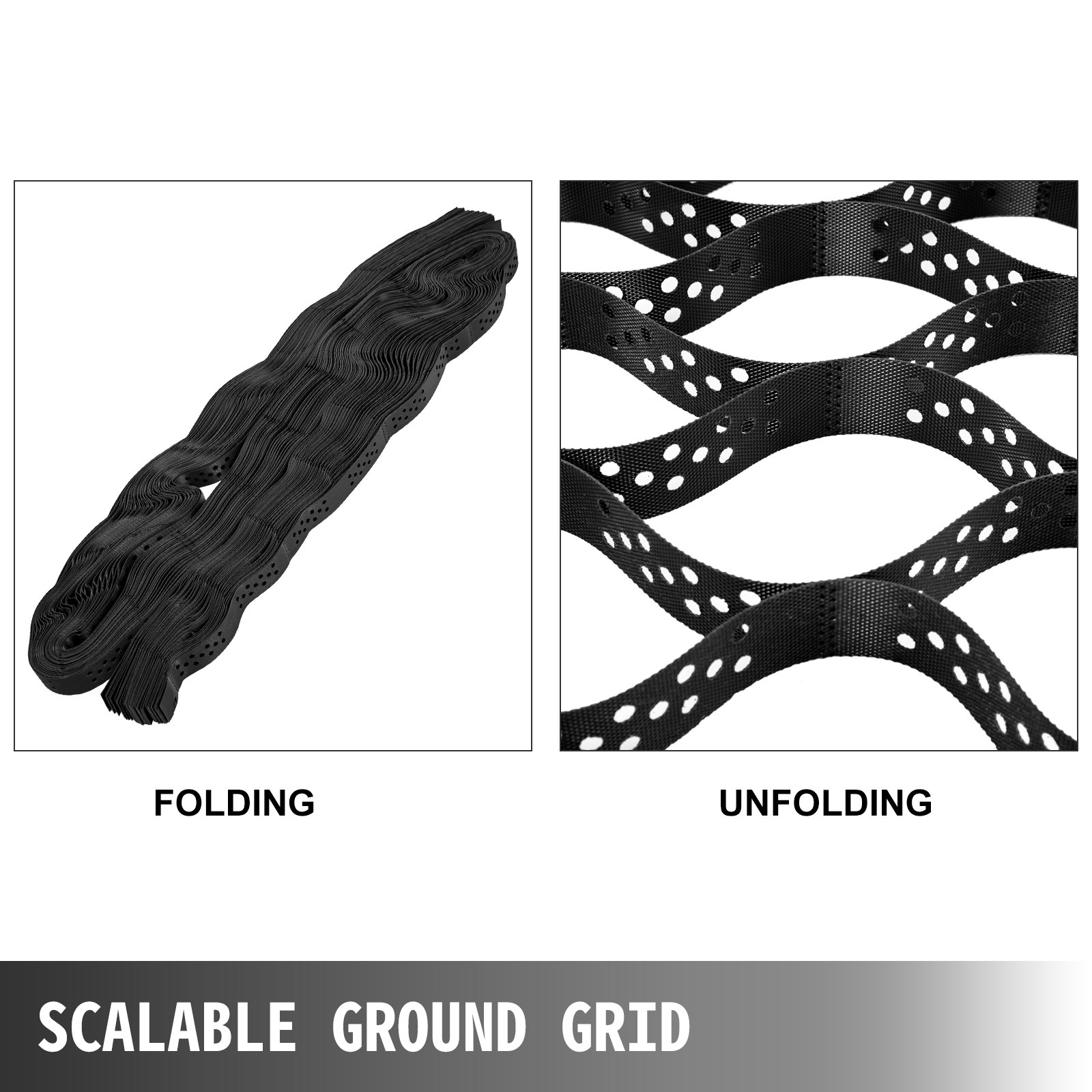 VEVOR VEVOR Geo Grid Ground Grid Geo Cell Grid 9x17ft Gravel Geo Grid ...