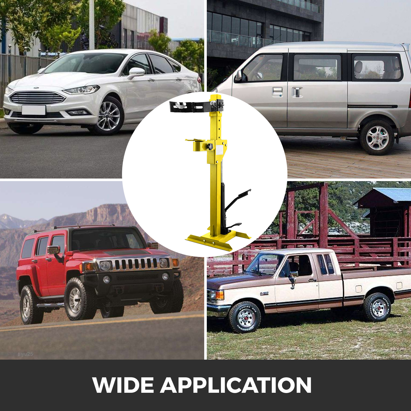 Coil Spring Compressor Auto Strut Hydraulic Tool 2200 Lbs 1 Ton ...