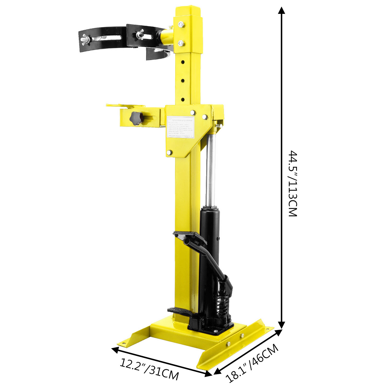 Coil Spring Compressor Auto Strut Hydraulic Tool 2200 Lbs 1 Ton ...