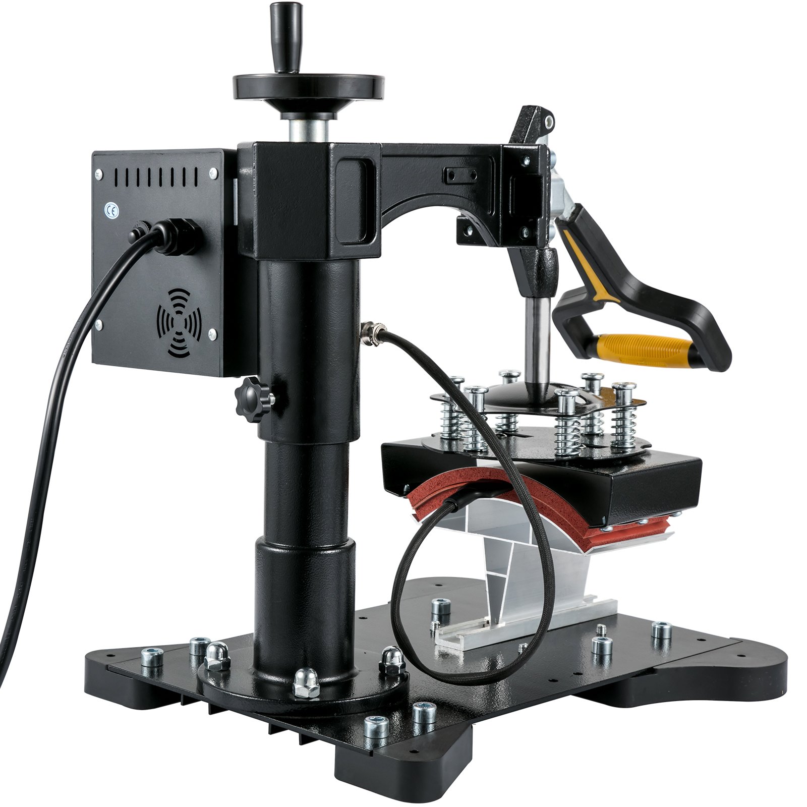 VEVOR Cap Press, 3.1 x 5.5 inch Hat Press Machine, Dual Digital Control ...