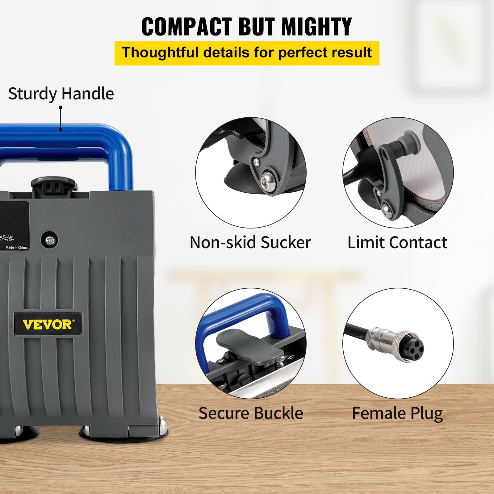 VEVOR Cup Heat Press Attachment, 11oz Mug Heating Transfer Element for ...