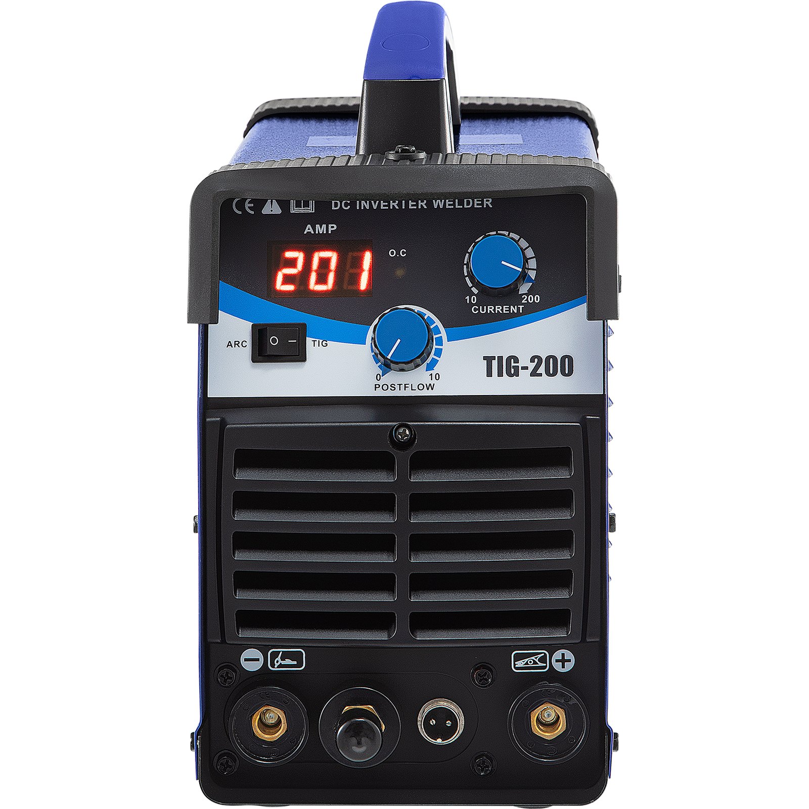 VEVOR TIG-200C, 200 Amp TIG/MMA ARC 2-in-1 Welder IGBT DC Inverter ...