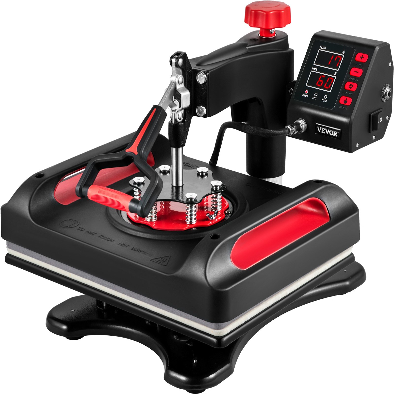 Vevor Heat Press Machine Sublimation Machine 12 X 15 Inch 8 In 1 Red ...