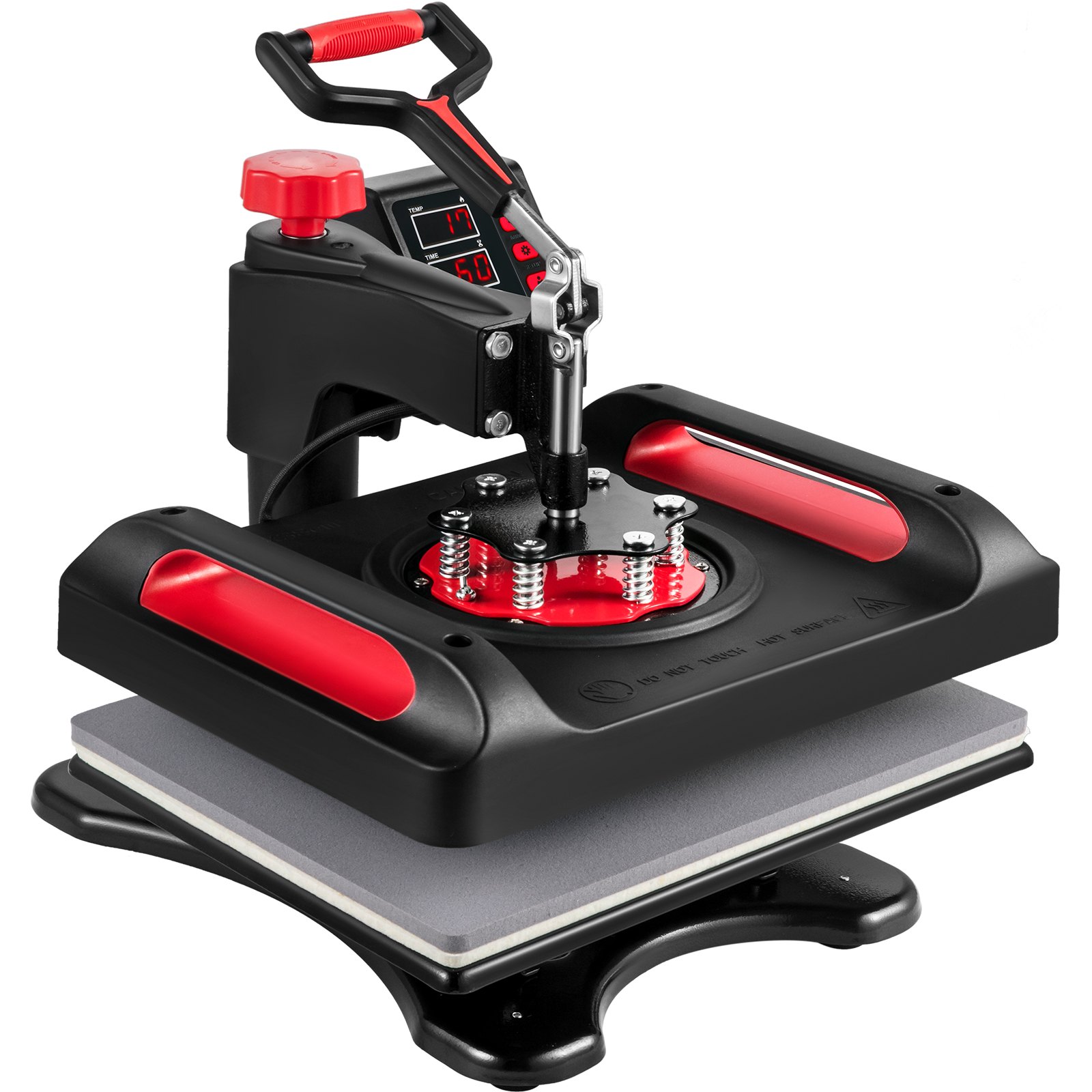 Vevor Heat Press Machine Sublimation Machine 12 X 15 Inch 8 In 1 Red ...
