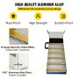 VEVOR Aluminum Alloy Sluice Box, Compact 36" Mini Sluice Boxes for Gold ...