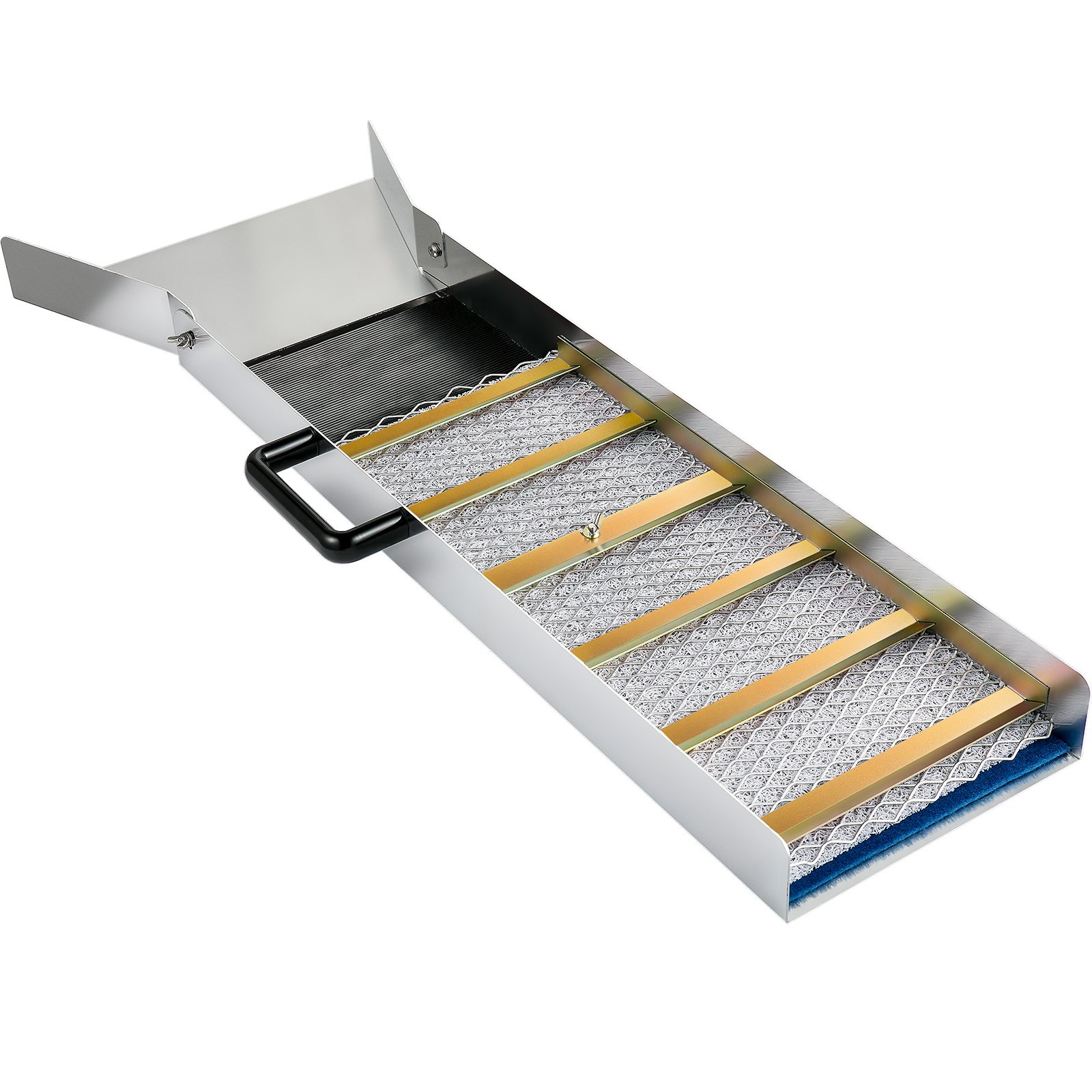 VEVOR Aluminum Alloy Sluice Box, Compact 36" Mini Sluice Boxes for Gold ...