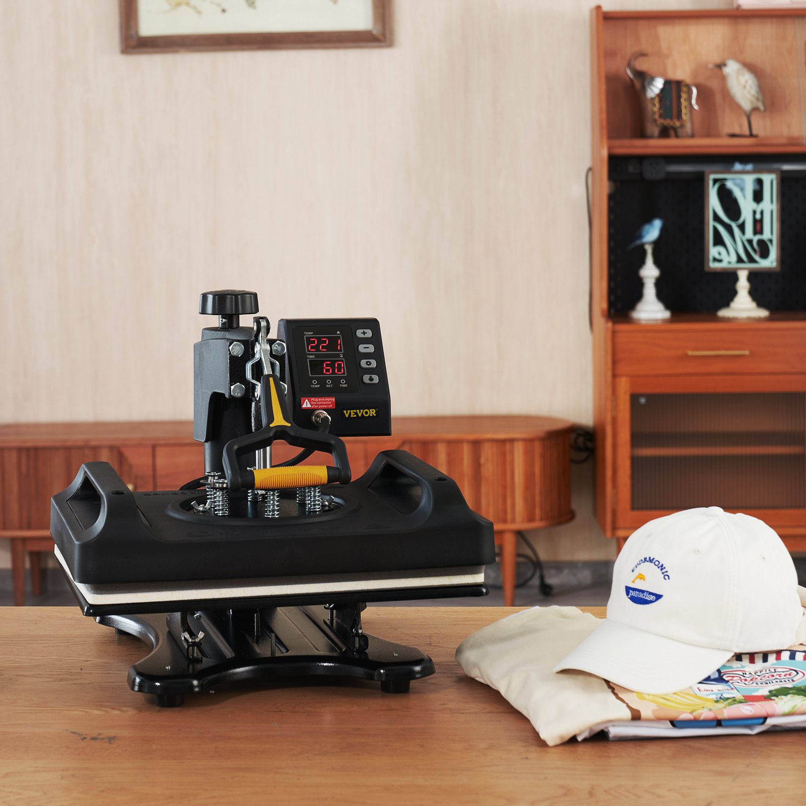 VEVOR Heat Press 15x15, Upgraded Heat Press Machine 5 in 1, Anti-Scald ...