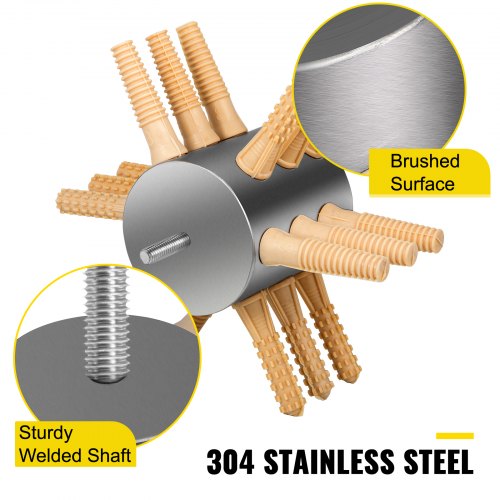 VEVOR Chicken Plucker Drill Attachment, Stainless Steel Drill Chicken ...