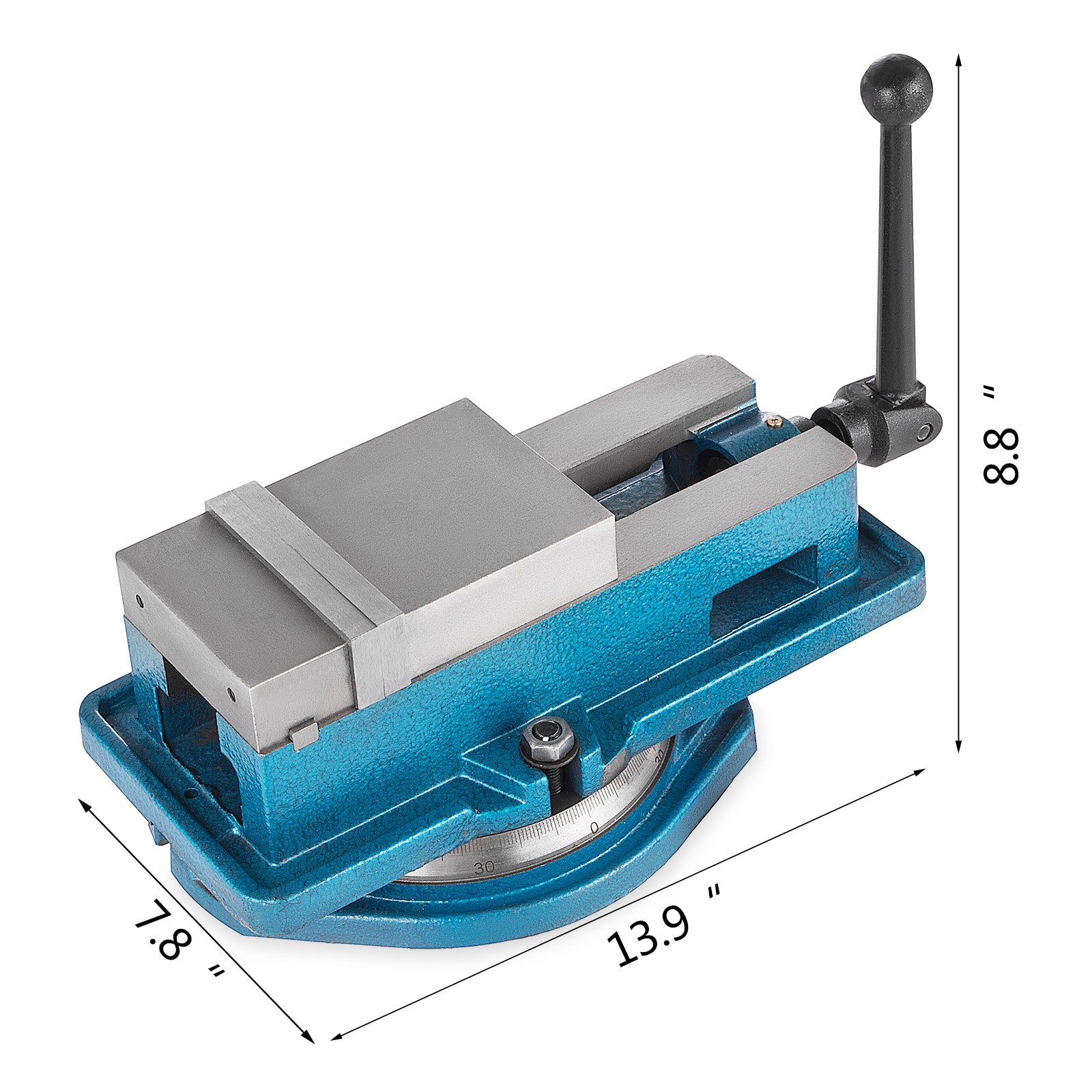 VEVOR Milling Vise 4 Inch,Bench Clamp Vise High Precision Clamping,Mill ...