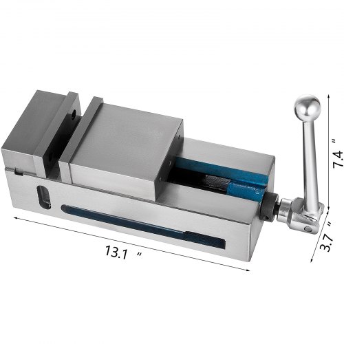Bench Clamp Vise High Precision Clamping Vise 4 Inch Jaw Width CNC Vise ...