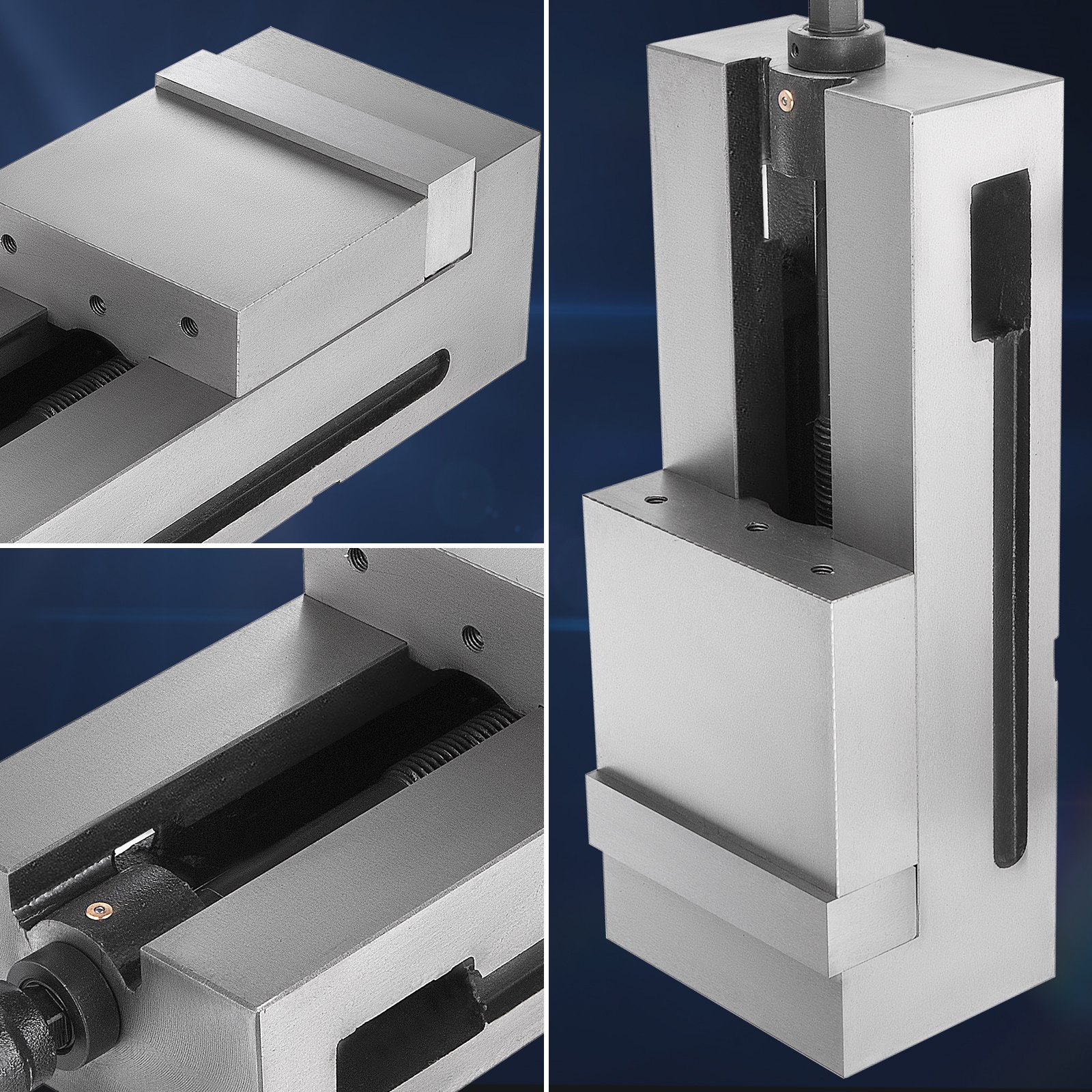 VEVOR High Precision Milling Vice 6 Inch,Bench Clamp Vise Nodular Cast ...